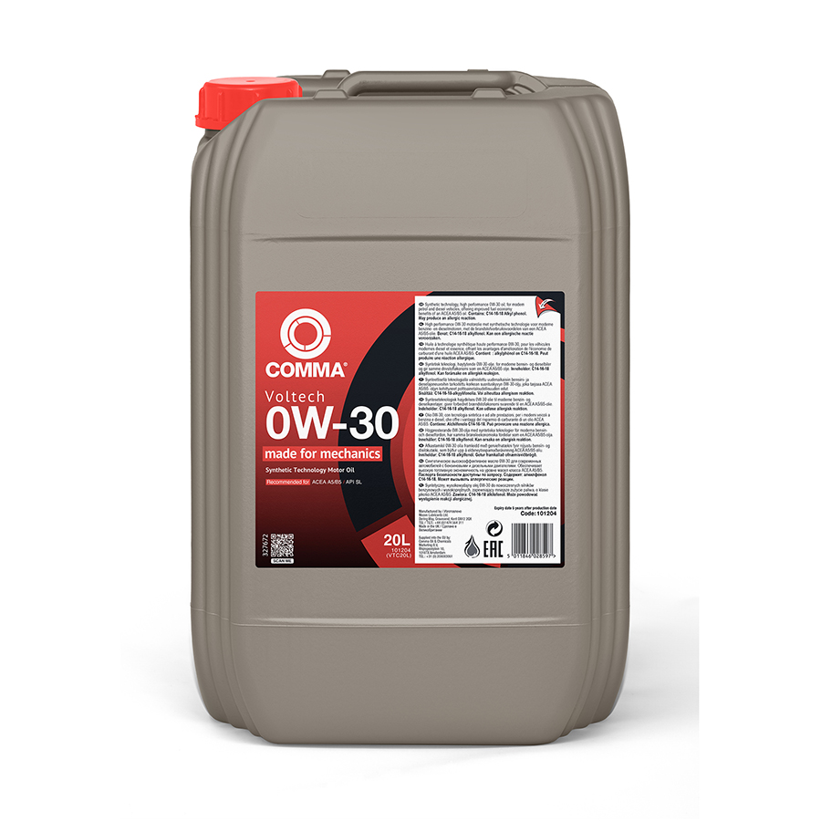 Product | COMMA VOLTECH 0W-30 Synthetic Technology Synthetic technology, high performance 0W-30 ...